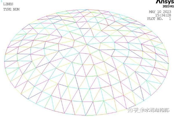 基于Python脚本SpaceClaim单层网壳结构参数化模型的创建 - 知乎