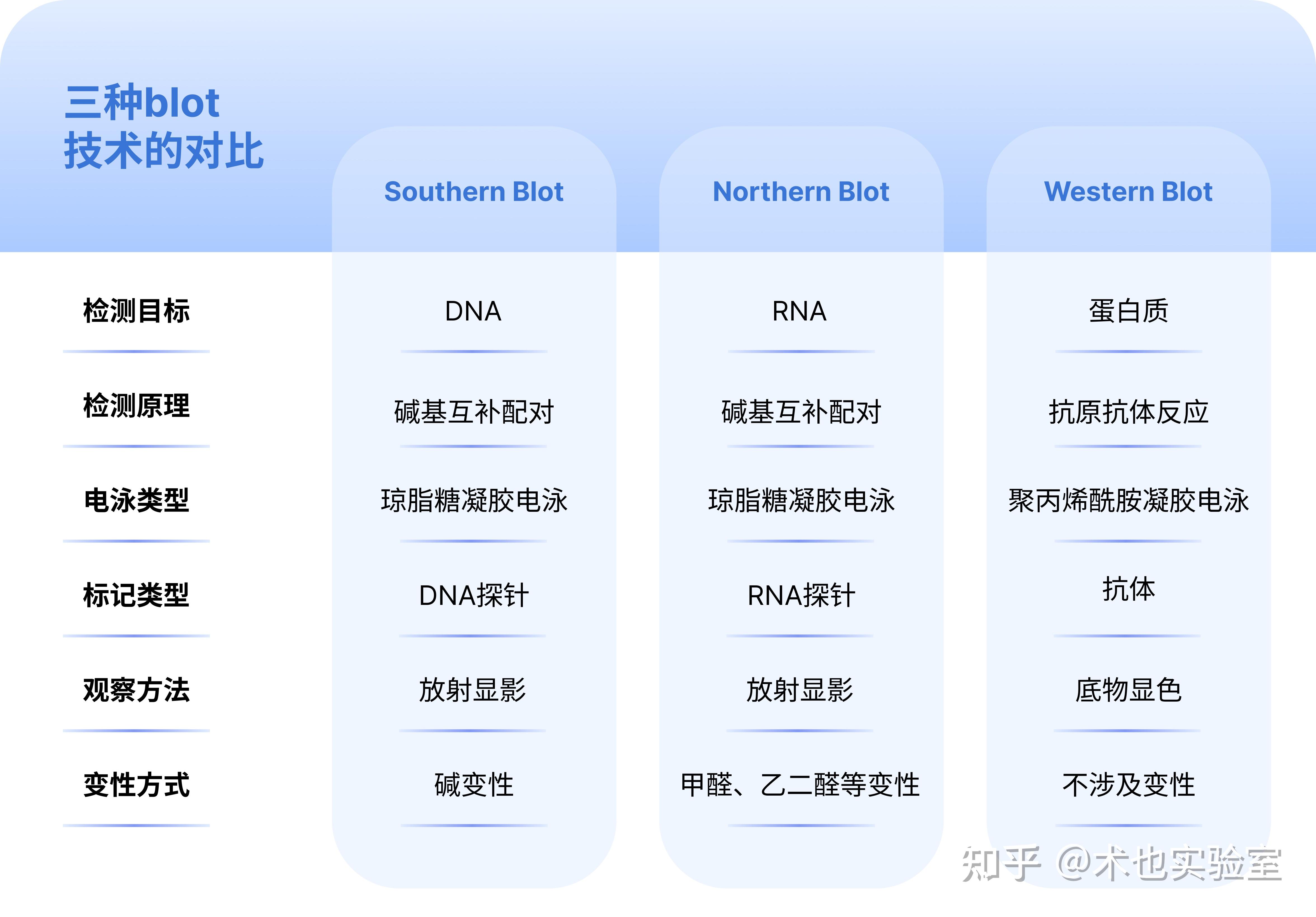 三种blot技术的原理 流程 区别对比 - 知乎