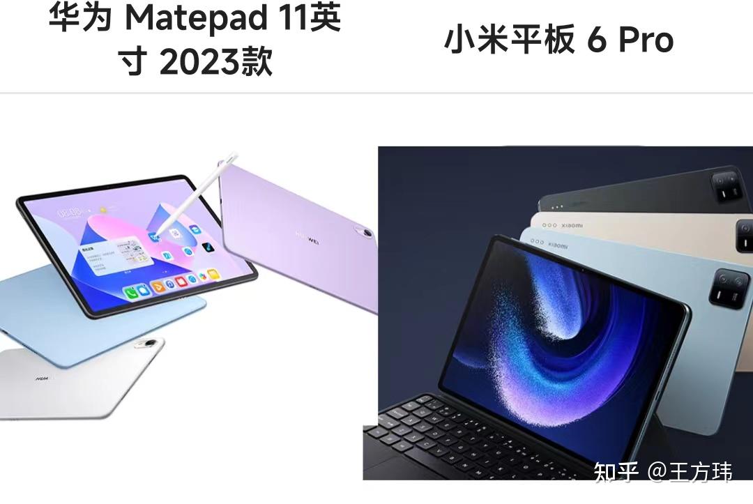 小米平板6Pro和华为MatePad11（2023）应该怎么选？ - 知乎