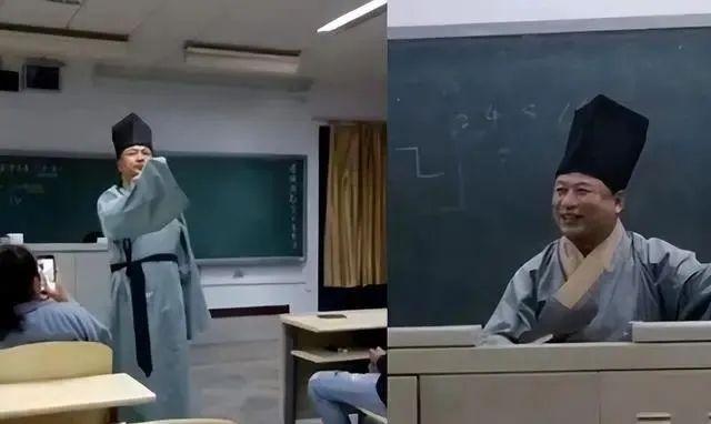 各科老师穿汉服上课,数学老师气宇轩昂,却被历史老师碾压! 知乎