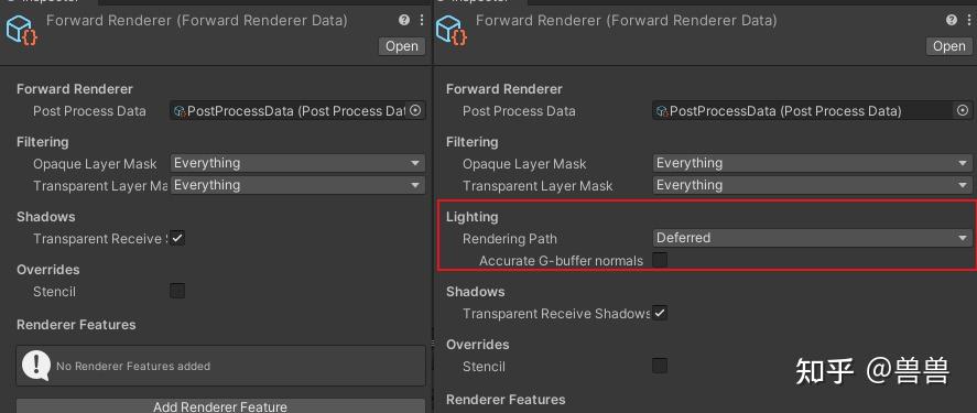 URP 使用 Deferred Lighting - 知乎