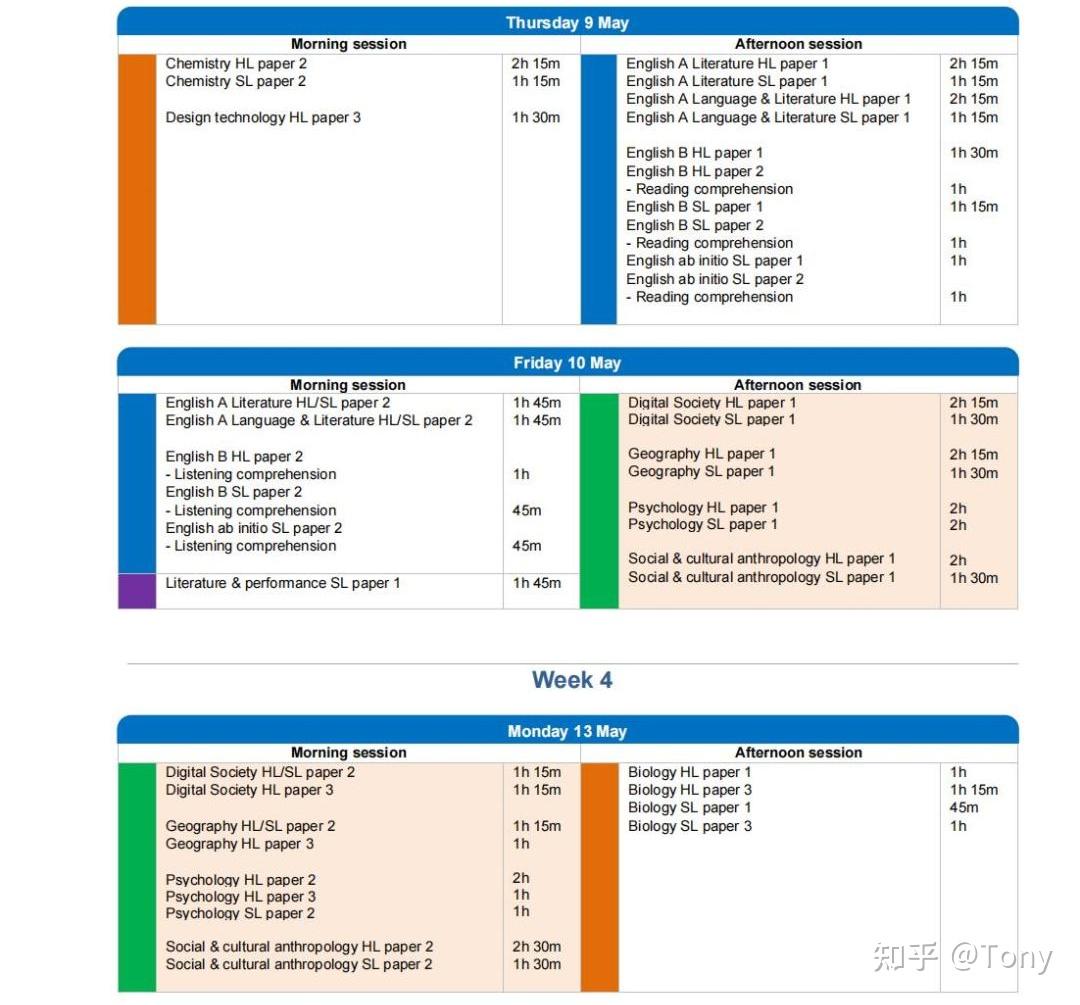 2024年IB大考时间安排及备考规划！ - 知乎