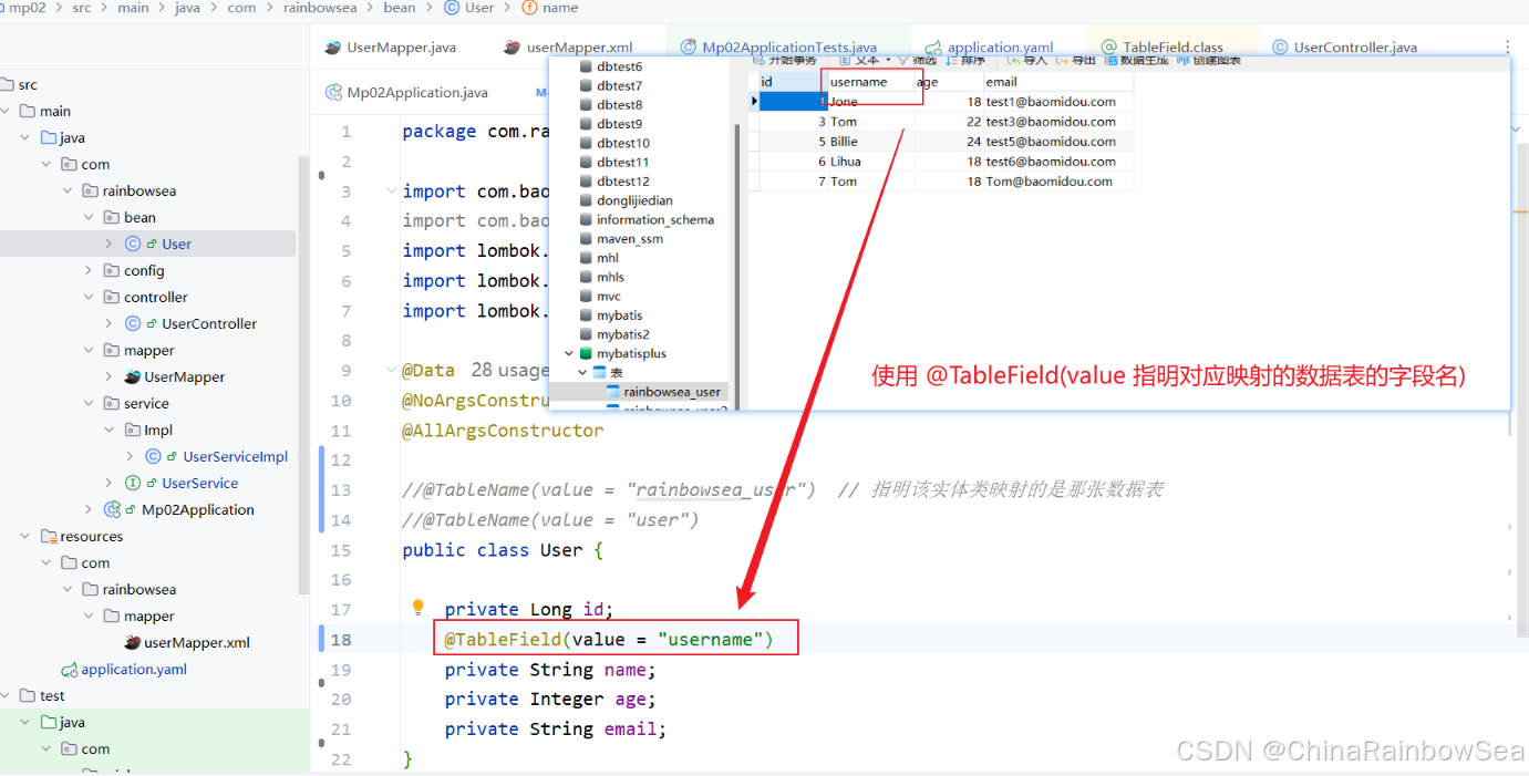 二，MyBatis -Plus 关于映射 Java Bean 对象的注意事项和细节(详细说明) - 知乎