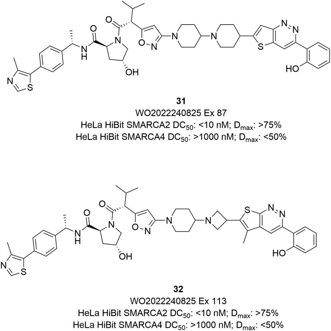 合成致死靶点SMARCA2: PROTAC蛋白降解剂 (专利综述) - 知乎