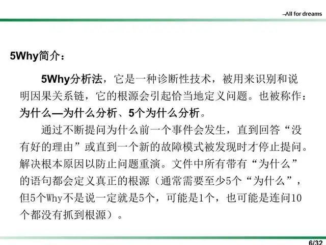 怎么做好8D？重点还是用好5Why分析法！ - 知乎