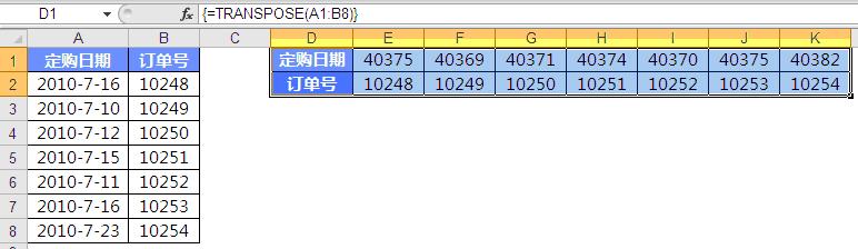 TRANSPOSE函数用法及实例介绍 - 知乎