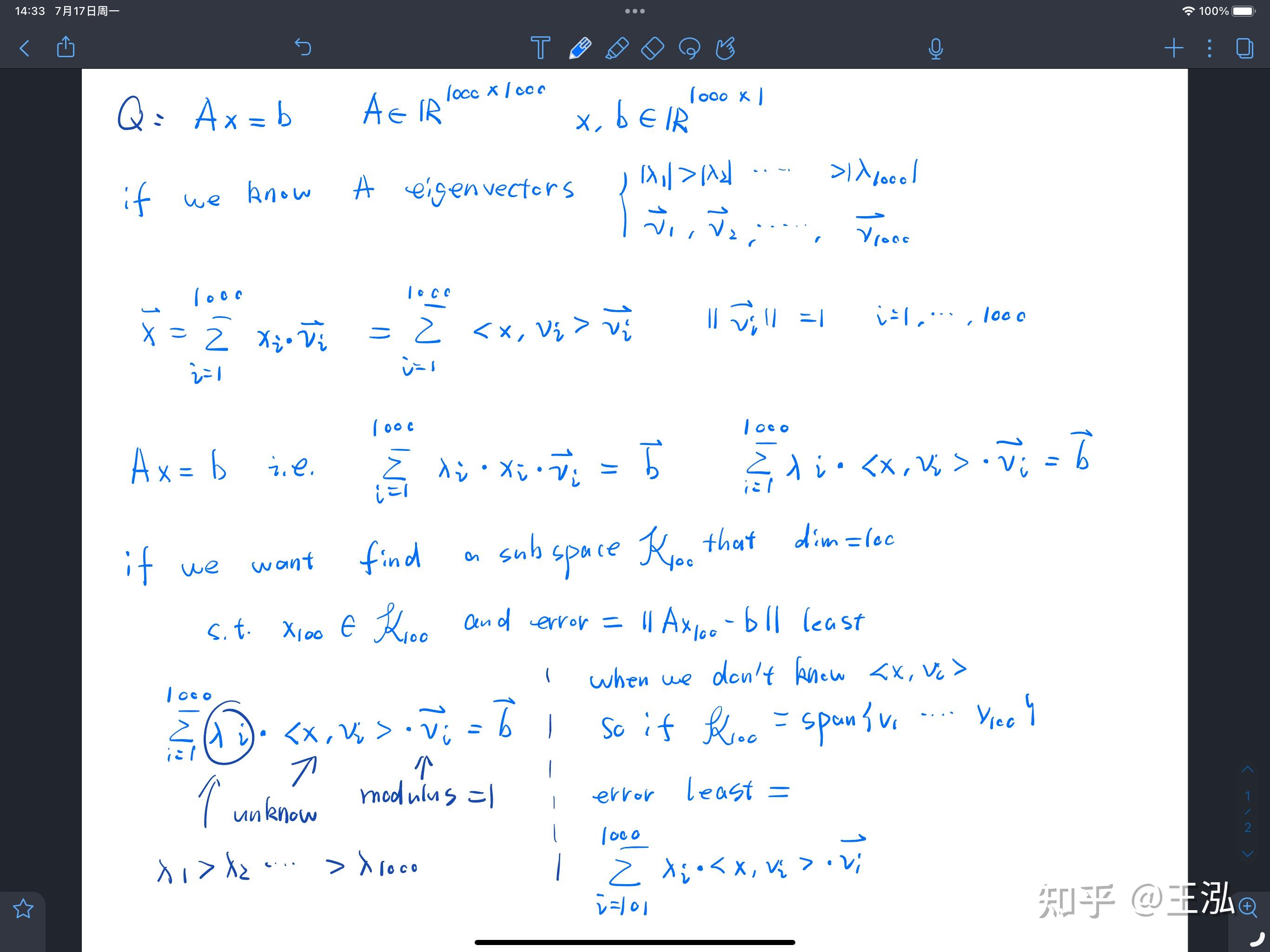 Krylov算法入门 - 知乎