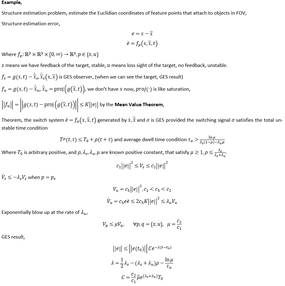Switch System (2) Multiple Lyapunov Functions - 知乎