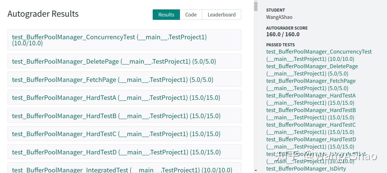 CMU 15445 Project 1 Buffer Pool | 手摸手带你撸一个内存管理池 - 知乎