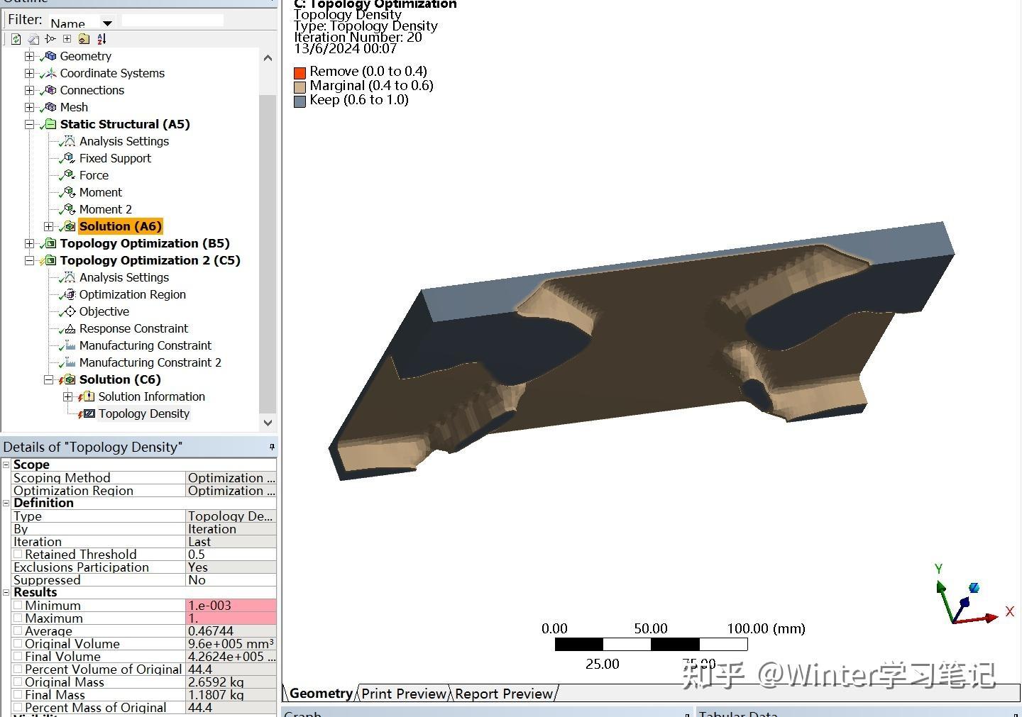 ANSYS/Workbench拓扑优化设计后处理（拓扑优化模型SpaceClaim导出） - 知乎