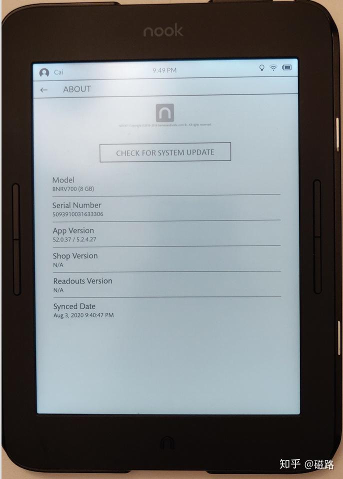 Nook Glowlight Plus 7.8''电子书优化 - 知乎