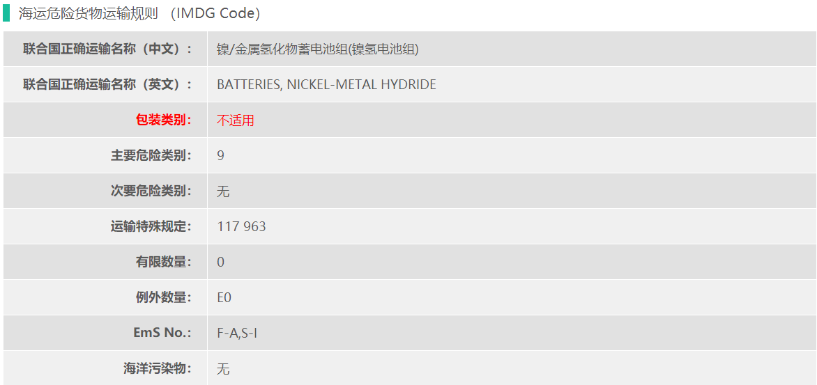 UN3496海运出口要求 - 知乎