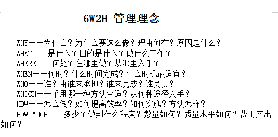 什么是6W2H ？ - 知乎