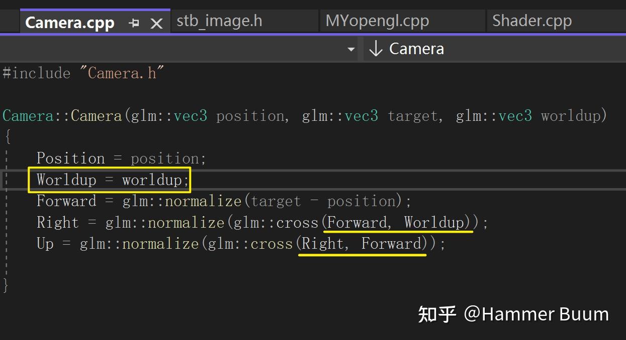 20 >>OpenGL，，相机类的编写 - 知乎