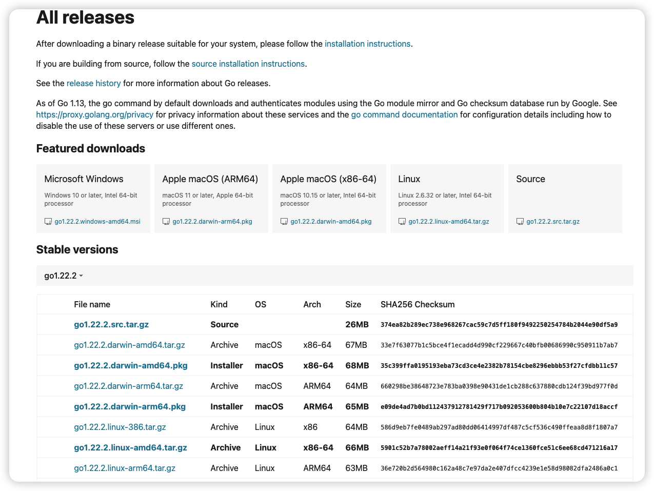 Go下载安装及切换不同版本的方法 - 知乎