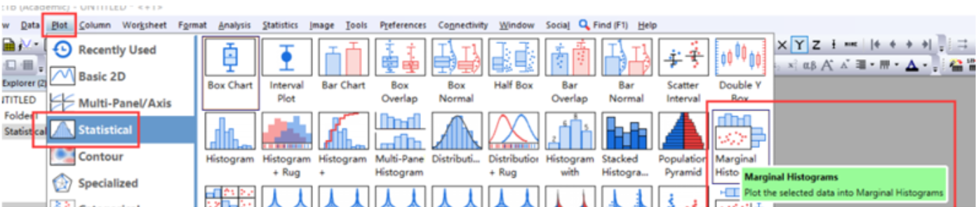 五步教会你Origin边际图（Marginal Plot）绘制方法！ - 知乎