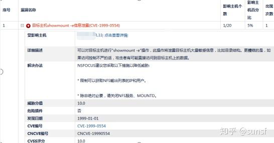 Linux漏洞目标主机showmount -e信息泄露（CVE-1999-0554）的解决方法 - 知乎