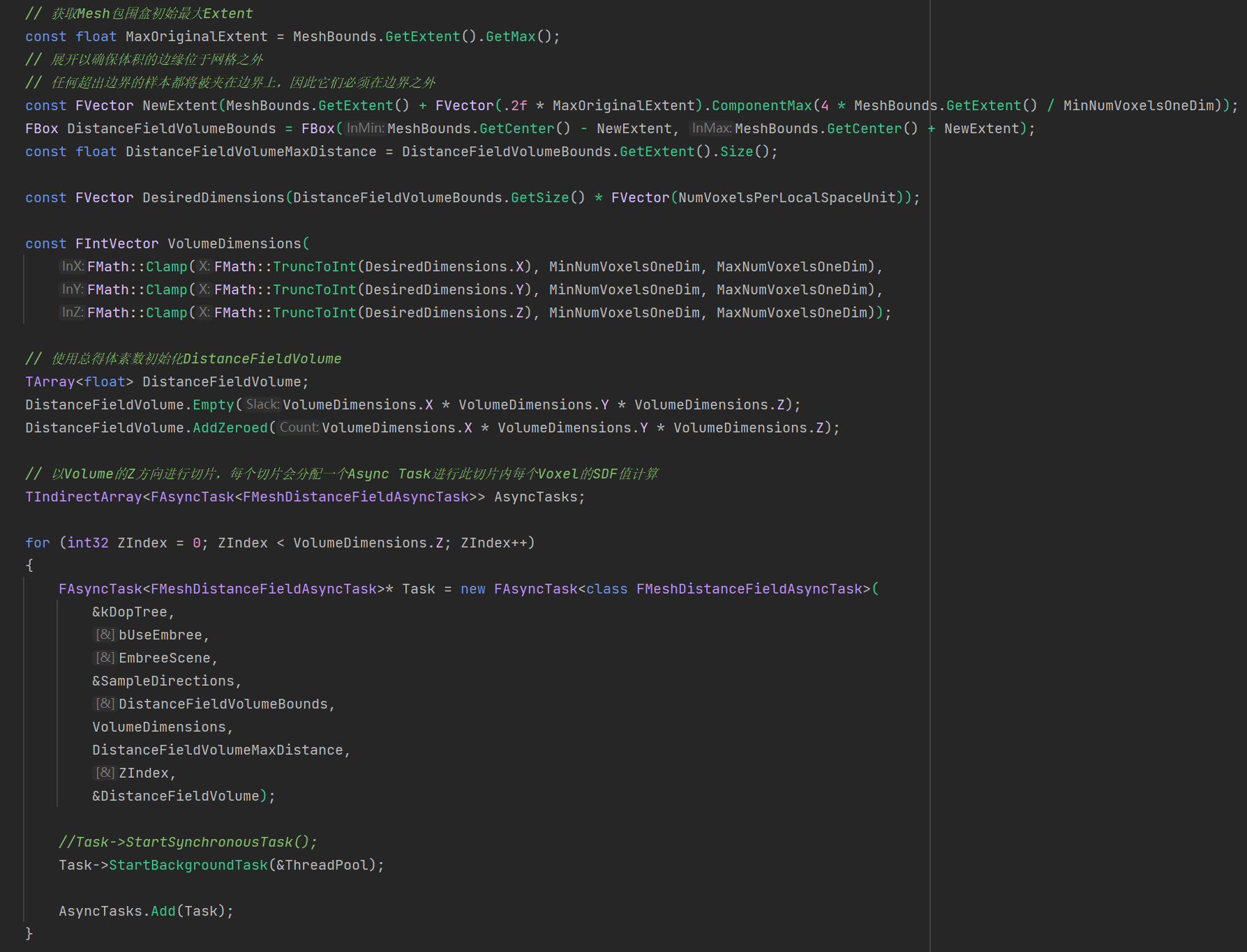 距离场的生成与使用 - 知乎