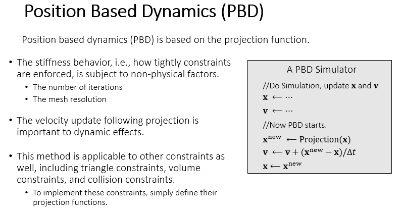 GAMES103笔记 Lecture 6 基于约束的布料模拟方法（Constrained Approaches） - 知乎
