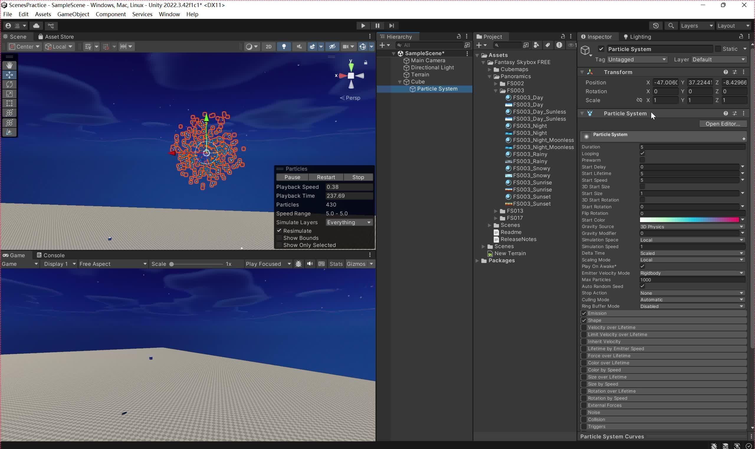unity - 粒子系统（Particle System）主模块、发射Emission模块、Shape模块 - 知乎