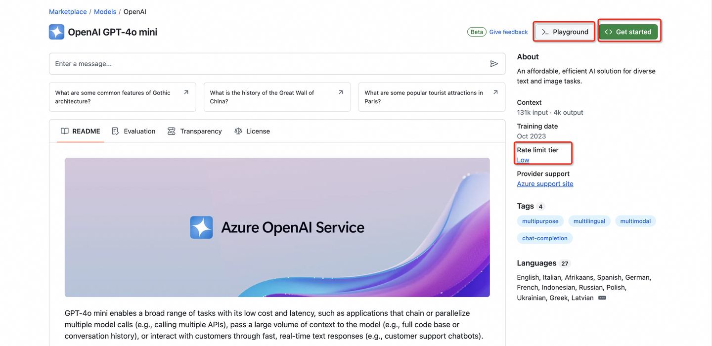 GitHub Models-免费的大模型Playgroud和API服务 - 知乎