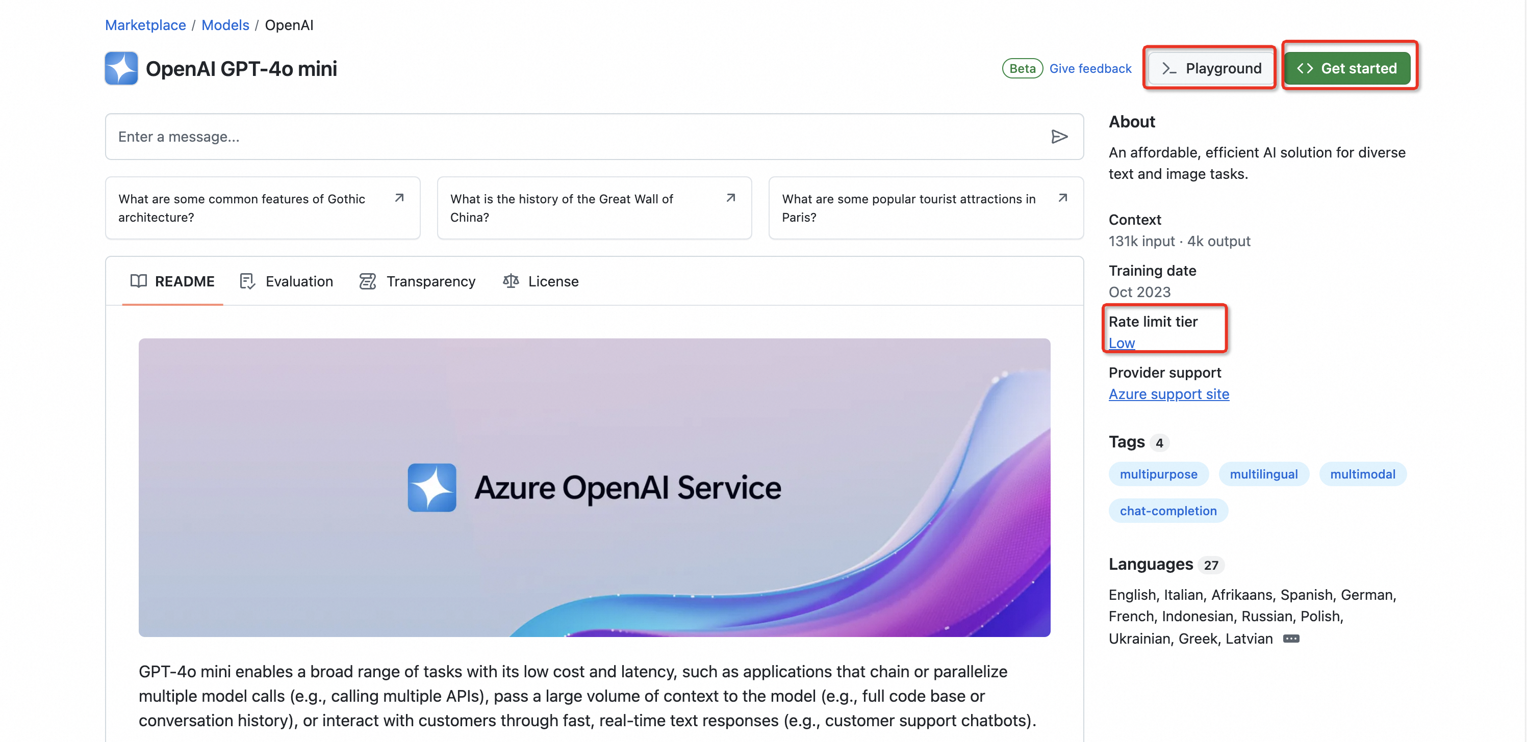 GitHub Models-免费的大模型Playgroud和API服务 - 知乎