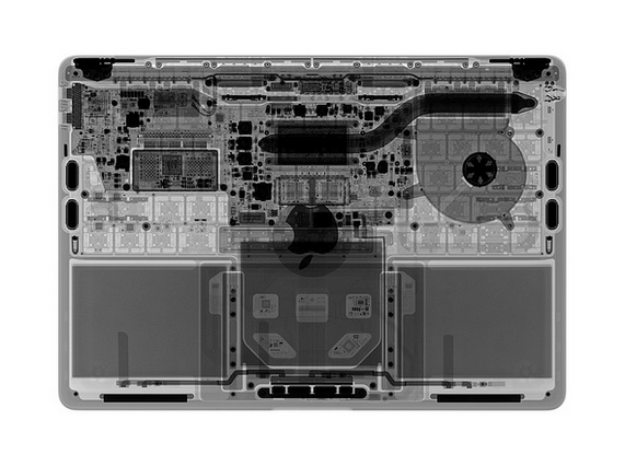 2016年末入门级13寸新MacBook Pro拆解。转自iFixit - 知乎