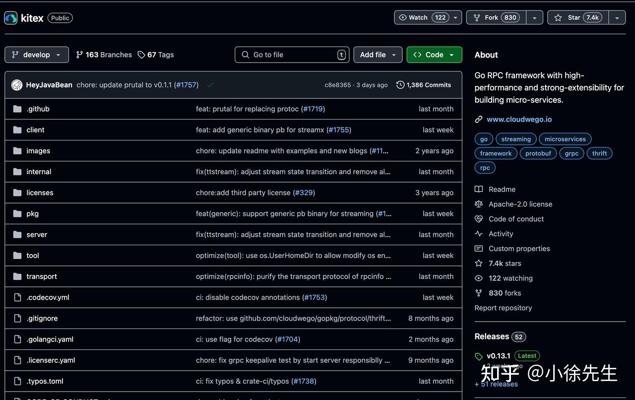 万字学习笔记：cloudwego/kitex - 知乎