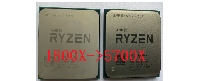 一代锐龙1800x钉子户终于升级四代锐龙5700x啦 - 知乎