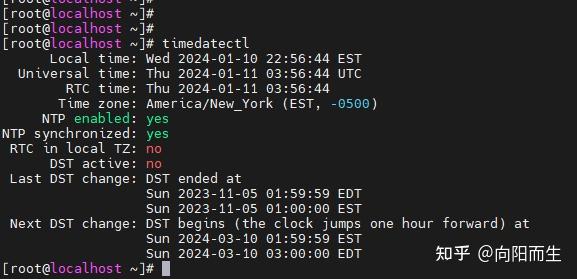 timedatectl命令修改时间和时区 - 知乎
