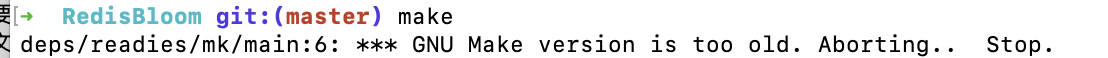 mac 提示 GNU Make version is too old - 知乎
