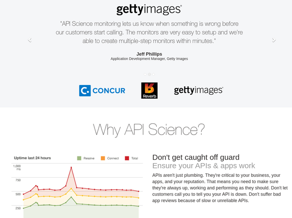 酷站推荐 - apiscience.com - API Science | API Monitor - 知乎