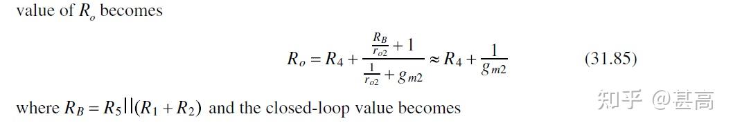 Chapter 31 Feedback Amplifiers - 知乎