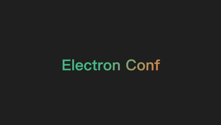 更好用的 Electron 数据持久化库 - electron-conf - 知乎
