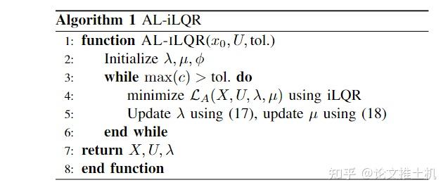 ALTRO: A Fast Solver for Constrained Trajectory Optimization - 知乎