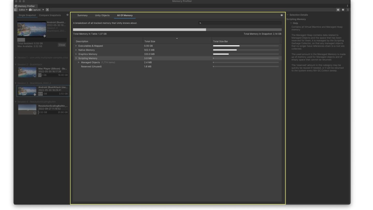 Memory Profiler（内存分析器）1.0.0版全面介绍 - 知乎