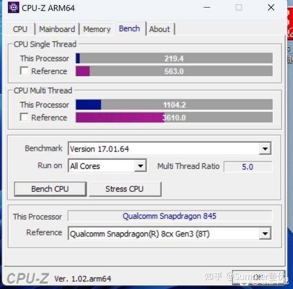 重大消息！CPU-Z目前已原生支持arm处理器基准测试！ - 知乎
