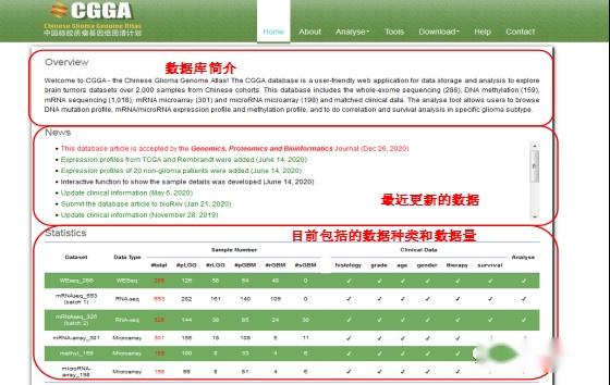 中国脑胶质瘤基因组图谱计划CGGA数据库使用分享，基因突变、表达、DNA甲基化、相关性及生存分析应有尽有 - 知乎