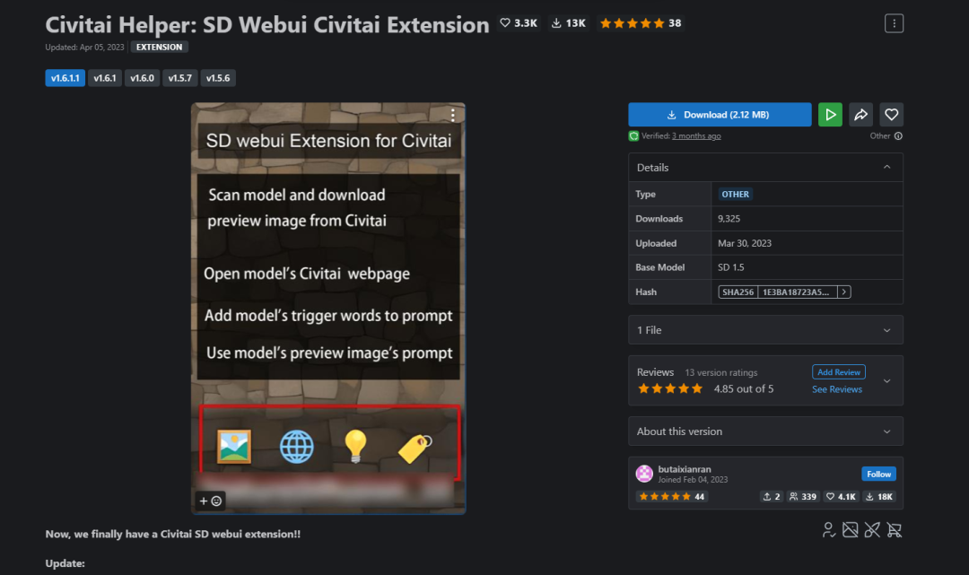 Civitai助手：让你的Stable Diffusion使用更方便 - 知乎