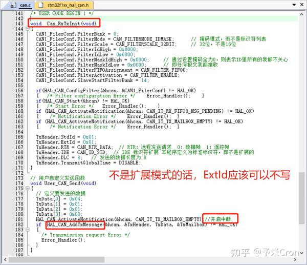 使用stm32cubemx在stm32中应用can通讯,并介绍相关can的知识、波特率计算以及stm32中的配置流程 知乎