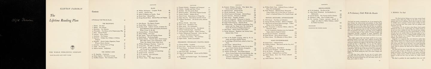 The Lifetime Reading Plan 一生的阅读计划 - 知乎