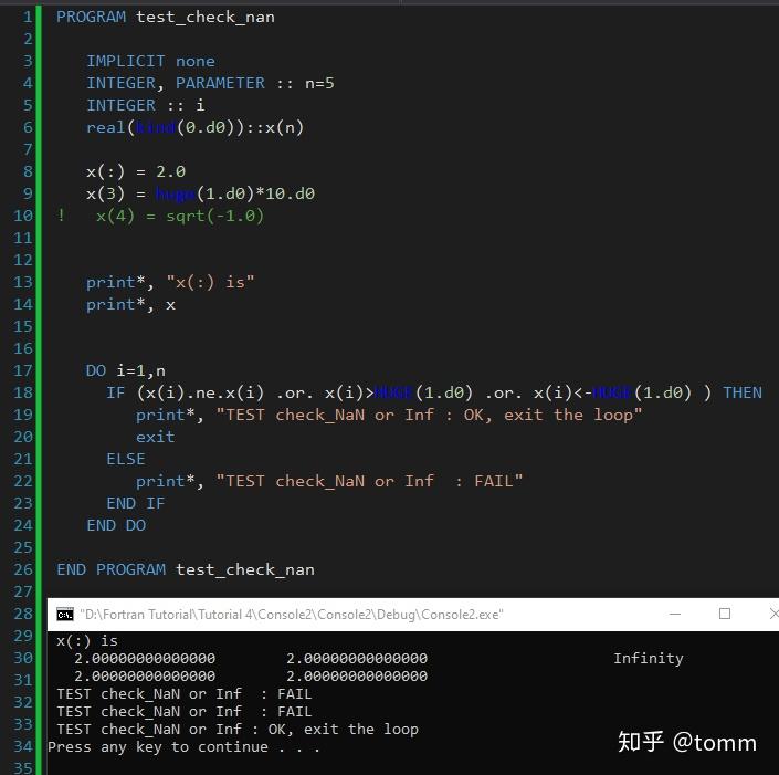 Fortran-当NaN或者Infinity出现时的处理方法 - 知乎
