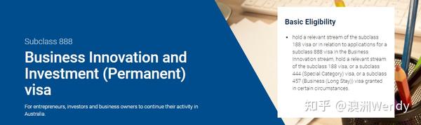 澳洲商业投资移民：888永居签证申请要求全解析 - 知乎