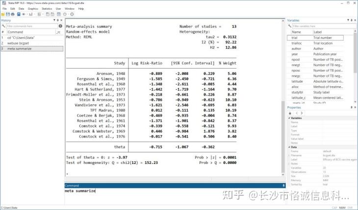 Meta分析之数据分析中Stata的使用 - 知乎