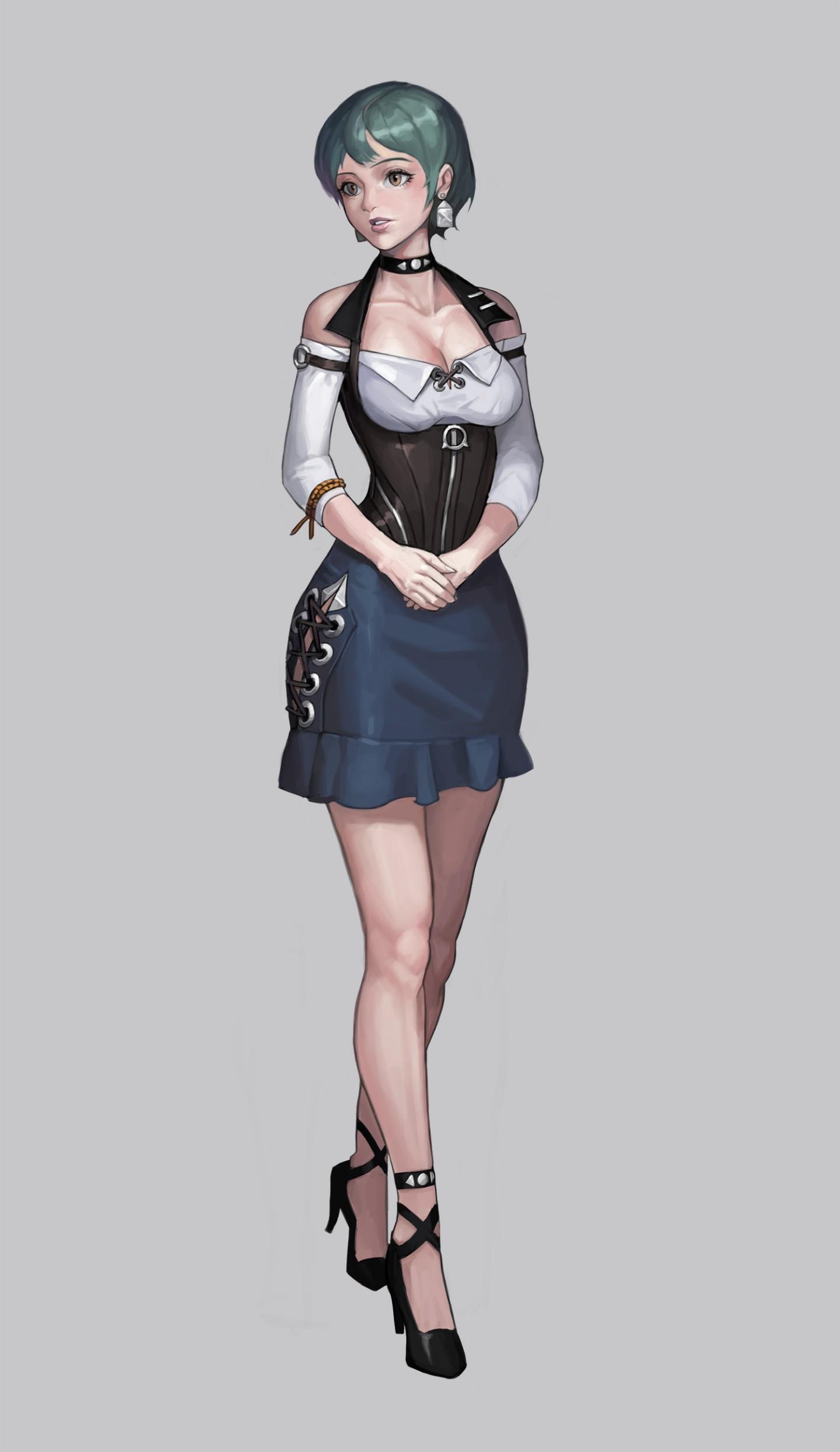 【元素推荐】韩国画师Cotta -作品欣赏130p 韩风角色 美女 - 知乎