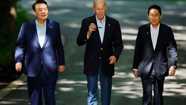 一周世界舆论聚焦：美日韩戴维营峰会发出的信息 - 知乎