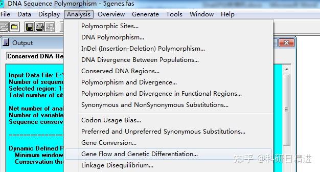 学会DnaSP，高效分析序列！ - 知乎
