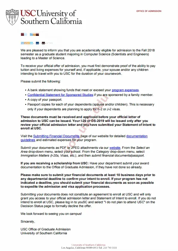 【2020留学案例分享】成功拿到南加州大学OFFER，机会总是留给有准备的人！ - 知乎