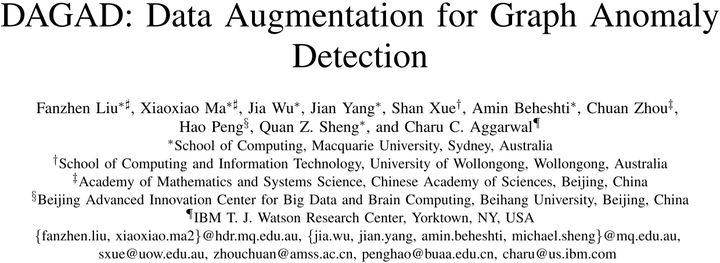 论文笔记|【ICDM'22】用于图异常检测的数据增强 - 知乎