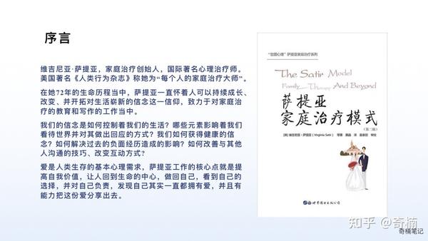 《萨提亚家庭治疗模式》第一章 知乎